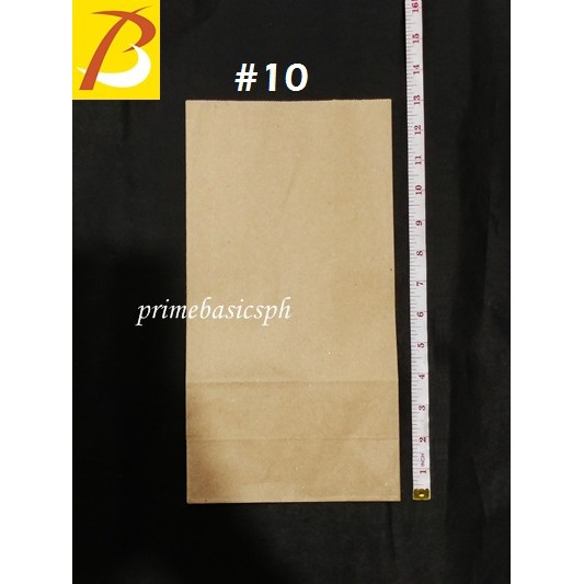 100pcs Kraft Paper Bags (#1 #3 # 4 #5 #10 #12) Small Sizes Brown Supot ...