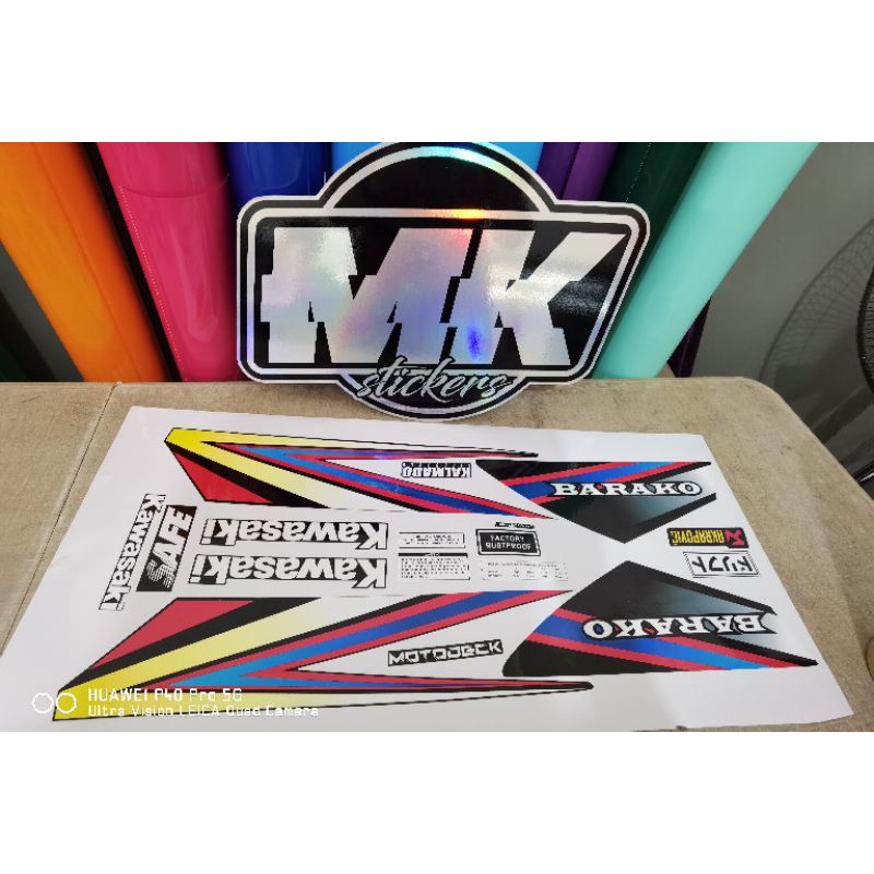 KAWASAKI BARAKO 1 DECALS | Shopee Philippines