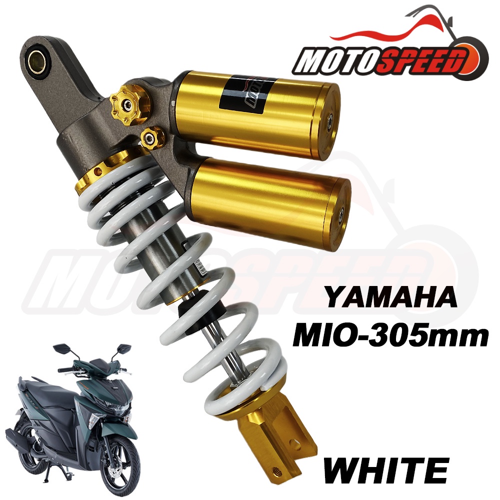Top 1 COD 1 Pc Rear Mono Shock Absorber with Gas Tank 305mm For Mio Click Beat FI Skydrive ...