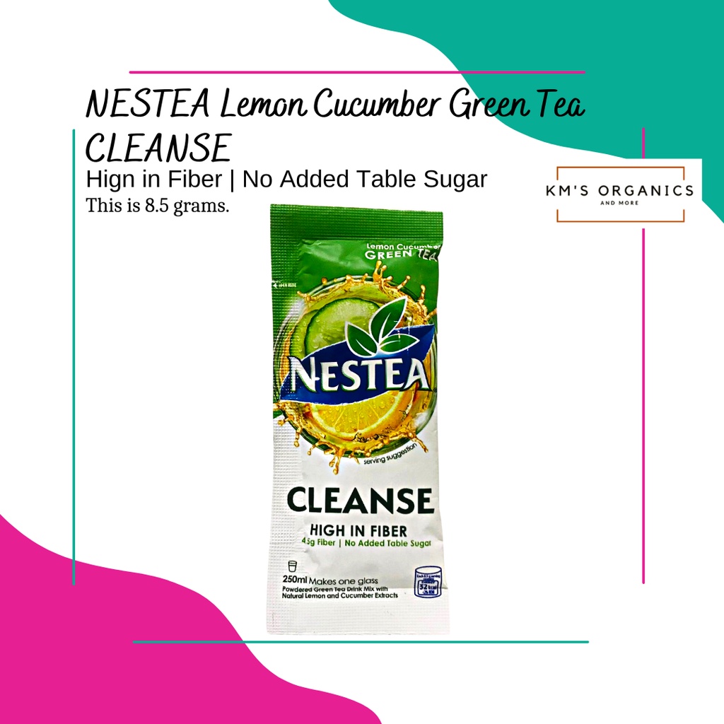 NESTEA Lemon Cucumber Green Tea CLEANSE - NO ADDED TABLE SUGAR | Shopee ...