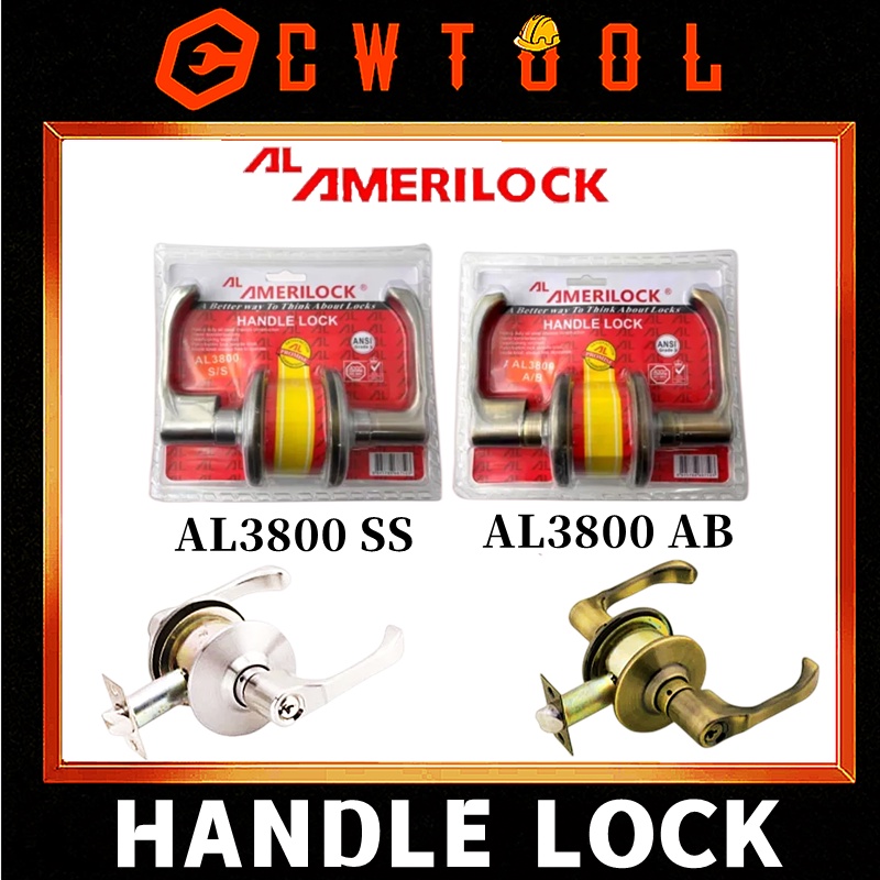 Lever Type Antique Brass AL3800 AB/AL3800 SS Handle Lock Lockset ...