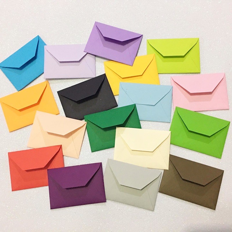 Colorful Mini Envelope 7x5cm | Super Mini, Small Envelope by fgpaper ...