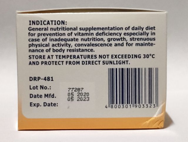 Multilem Multivitamins 100 Capsules | Shopee Philippines