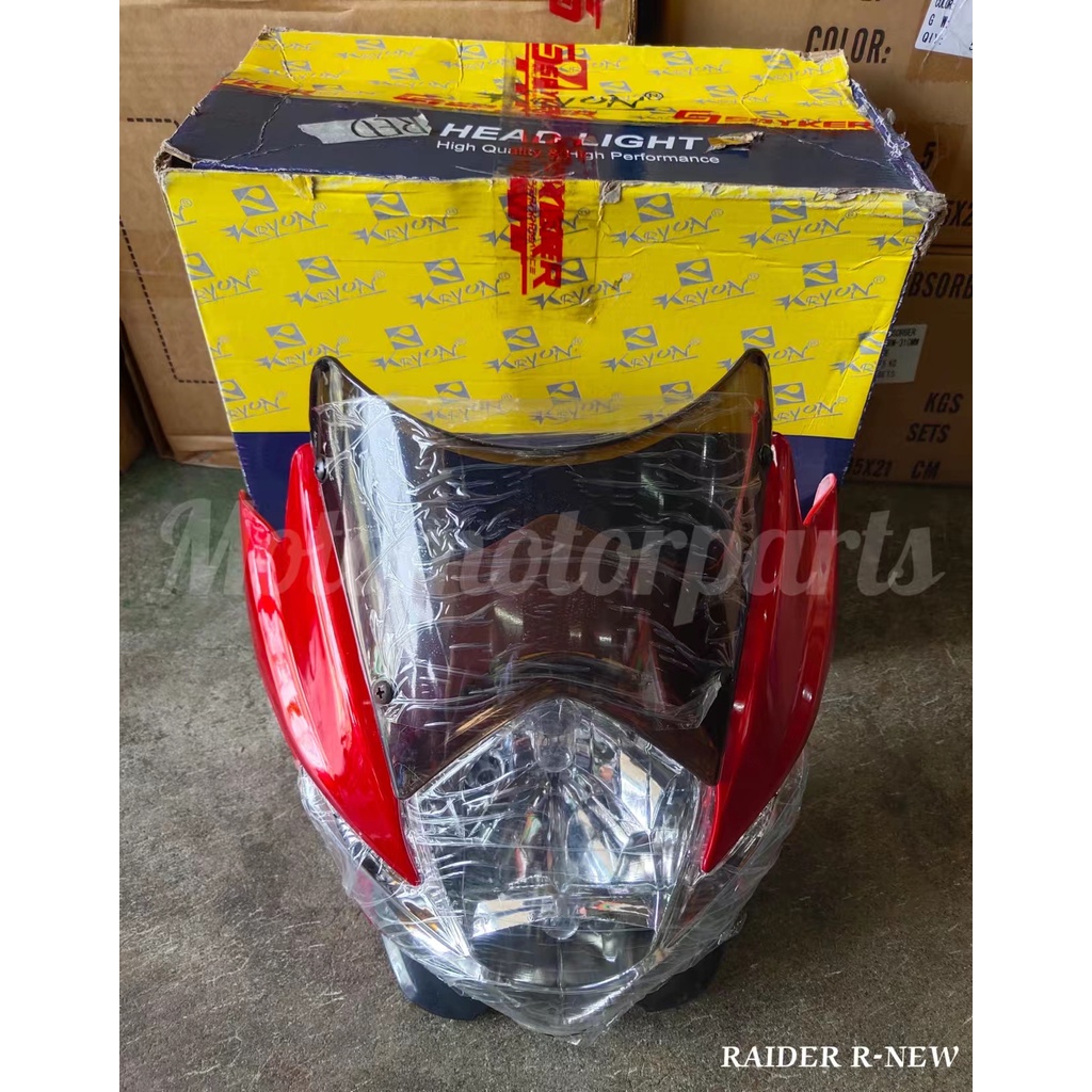 MOTORCYCLE HEADLIGHT ASSEMBLY FOR RAIDER R-NEW | Shopee Philippines