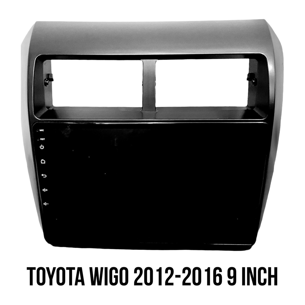 Car Stereo Head Unit Panel for Toyota Wigo 2012-2016 9inch | Shopee ...