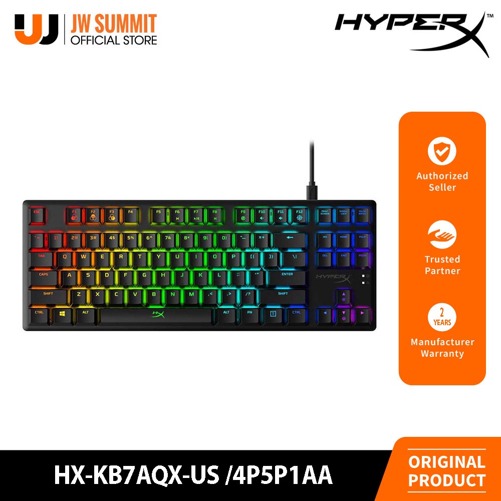 HyperX Alloy Origin Core Tenkeyless Mechanical Gaming Keyboard Aqua ...
