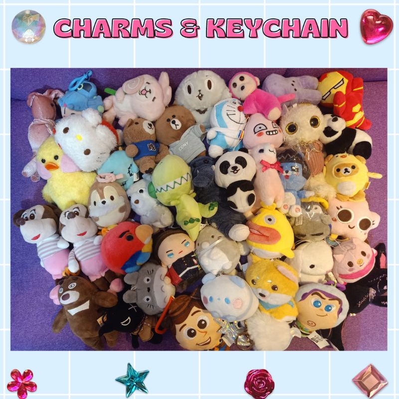 Charms & Keychain Stuffed Toys (part 2) | Shopee Philippines