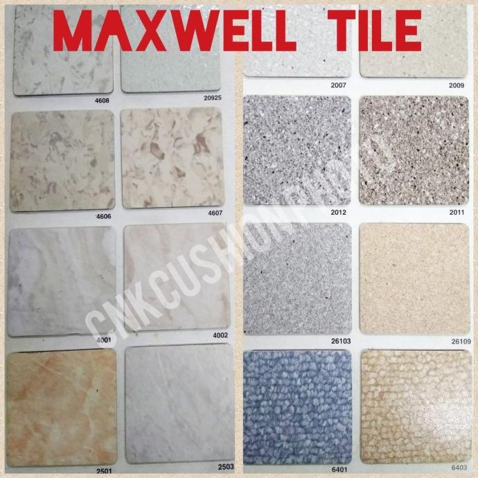 Carpet FLOOR VINYL FLOOR TILE MAXWELL PLANK - Ceramic Marble (Per M2 ...
