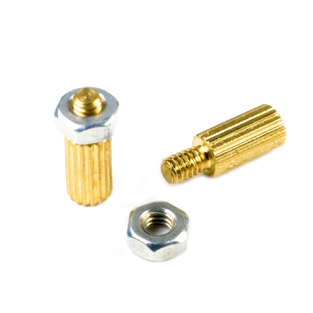 Ready stock* 10pcs,M2 Knurl Brass Copper Stand Off Spacers Male-to ...