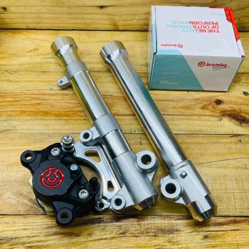 Lighten Front shock outer tube &2pot caliper w/bracket - Honda ...