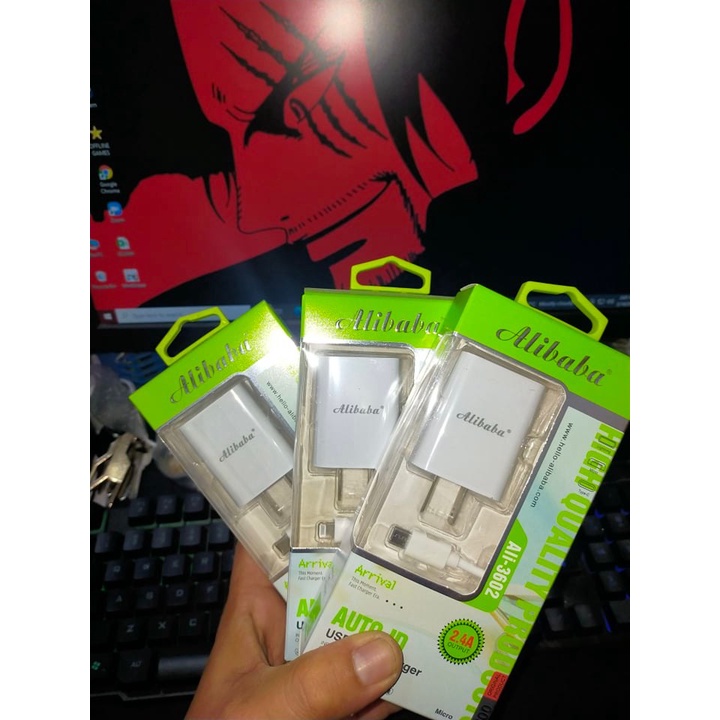 ALIBABA ALI-3602 2.4A USB FAST CHARGER | Shopee Philippines