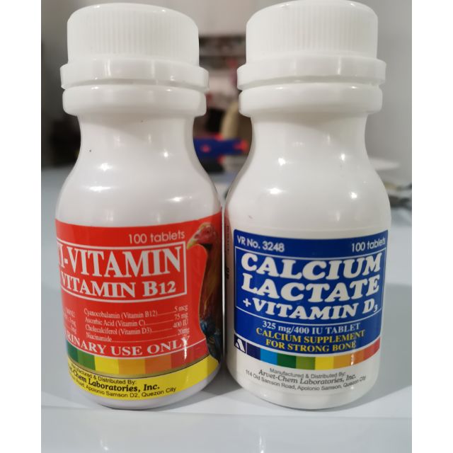 MULTIVITAMINS tablet x100 & CALCIUM TAB X100 | Shopee Philippines
