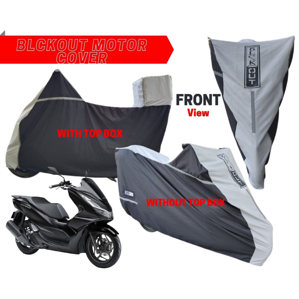 GT8 Honda PCX 160 [B] MOTOR COVER Blckout PH ORIGINAL GREY Motorcycle ...