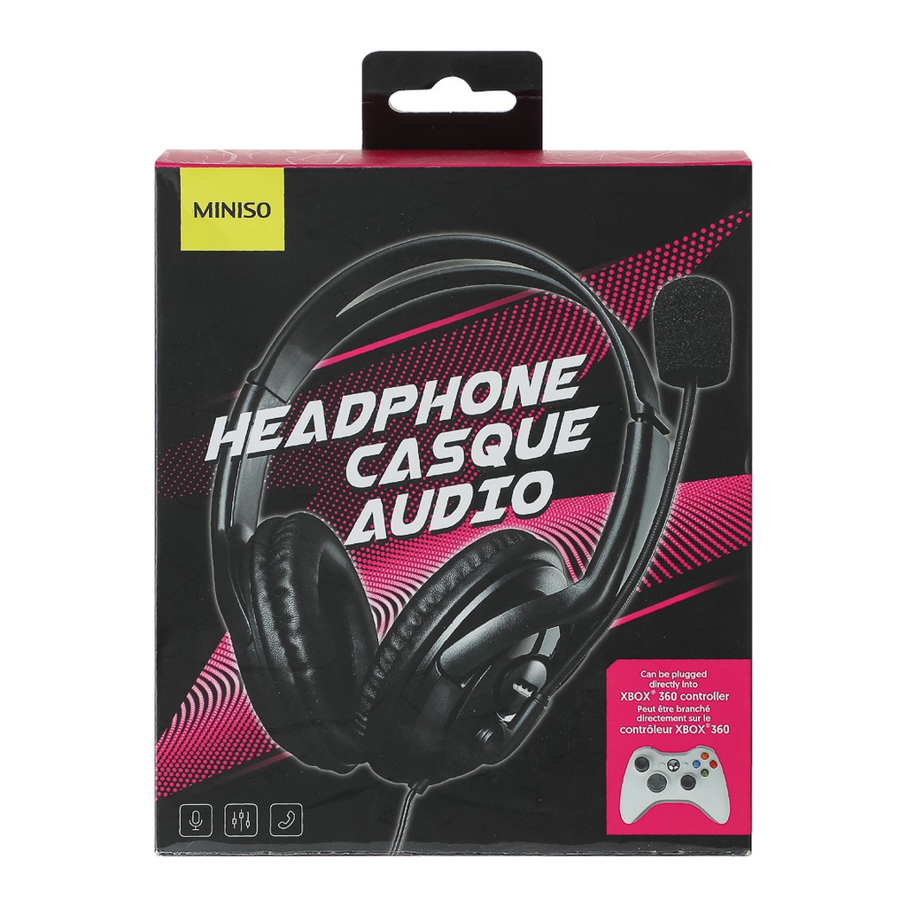 Miniso Gaming Headphones For Xbox 360 Controllers | Shopee Philippines