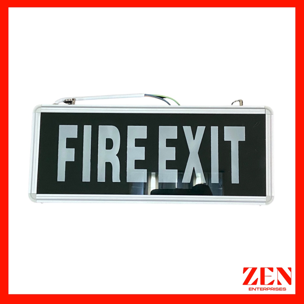 Kaizen LED Exit Sign Glass Type (Back to Back) | Shopee Philippines