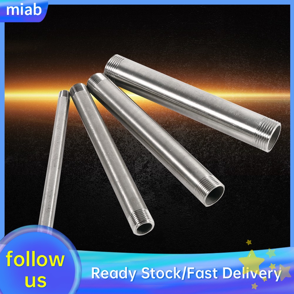 1pc Stainless Steel SS304 Male x Male Threaded Pipe Fitting 200mm BSP 1 ... 1pc Stainless Steel SS304 Male x Male Threaded Pipe Fitting 200mm BSP 1 ...