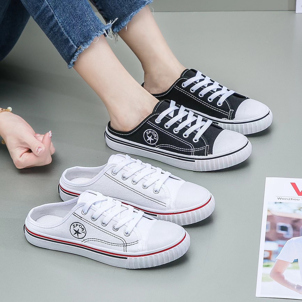 COD New Korean style casual men and women's light sports shoes rubber ...