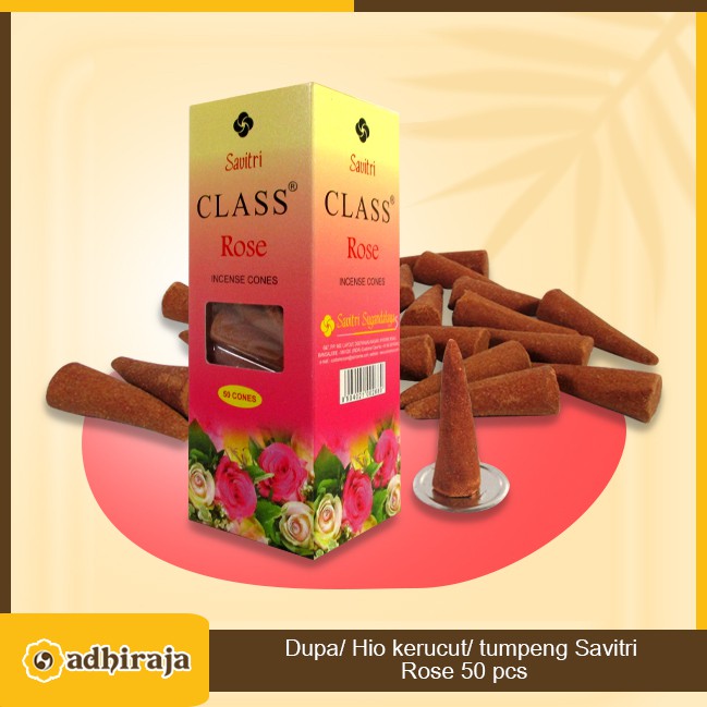 Incense Hio Fragrance Cone Tumpeng Savitri Rose 50 pcs | Shopee Philippines