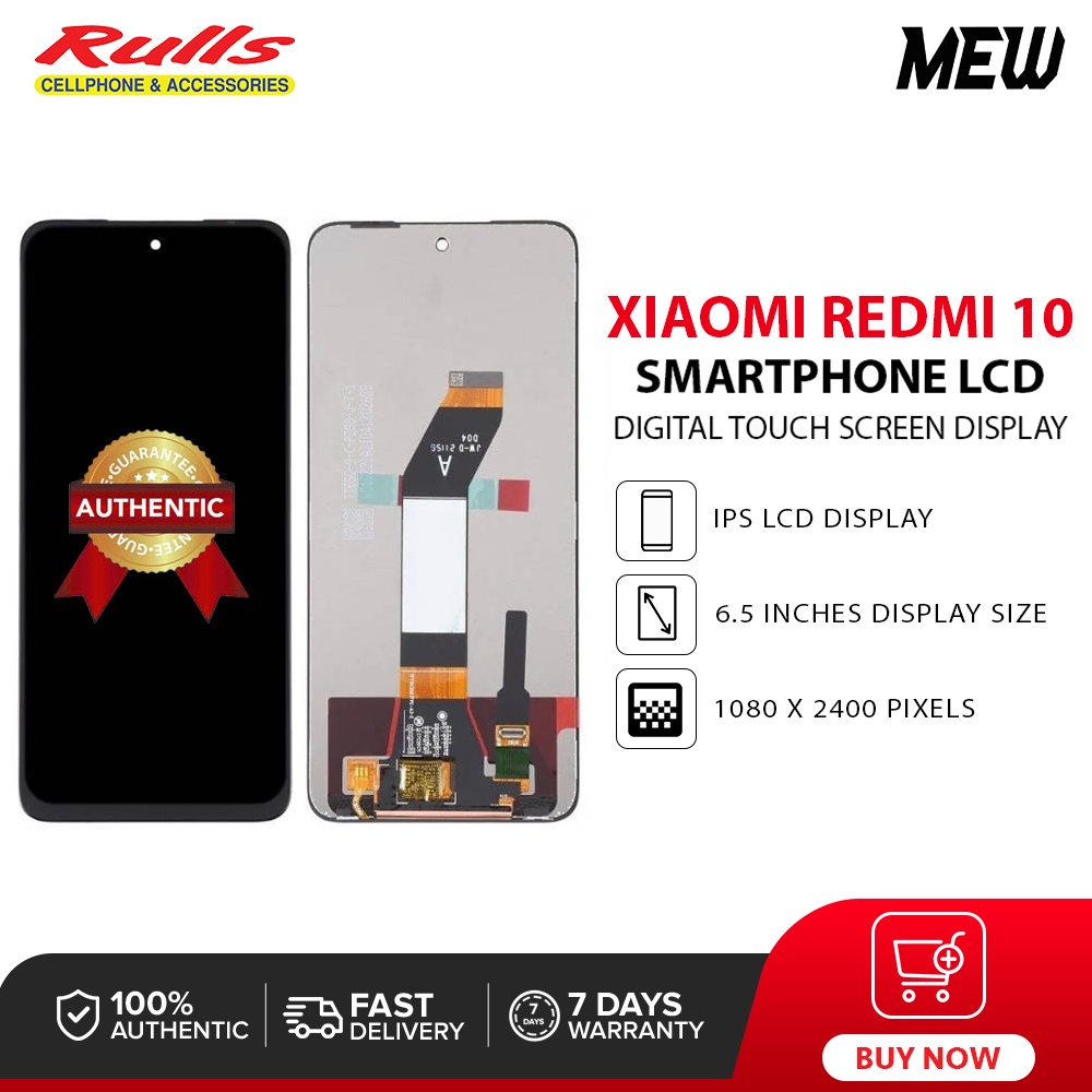 Smartphone LCD for Xaomi Redmi 10 Digital Touch Screen Display Frame ...
