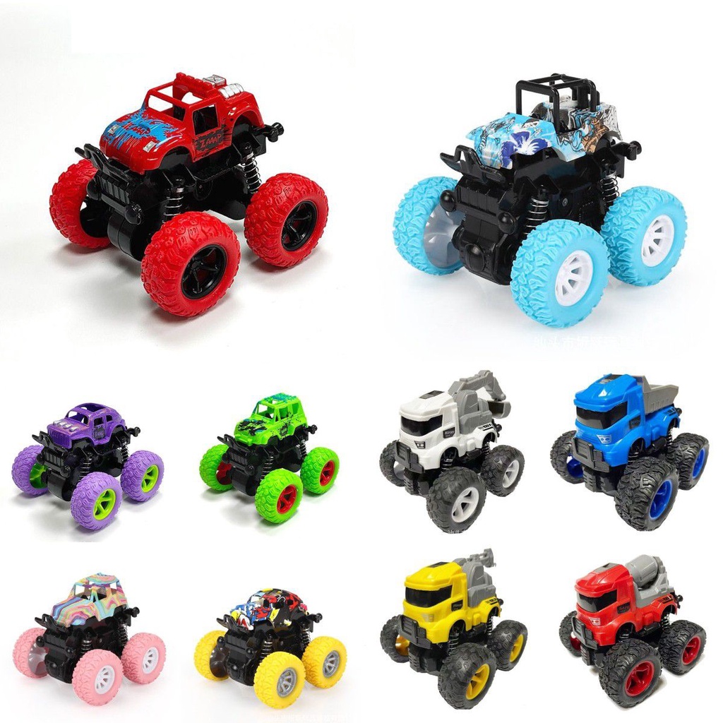 Four-Wheel Drive Toy Car Inertia Dynamic Stunt Model Off-Road Vehicle ...