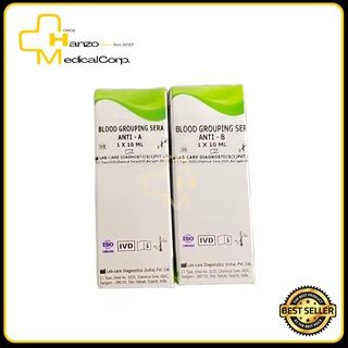 BLOOD TYPING SERA ANTI A&B SET/ ANTI D (ACCUCARE) | Shopee Philippines