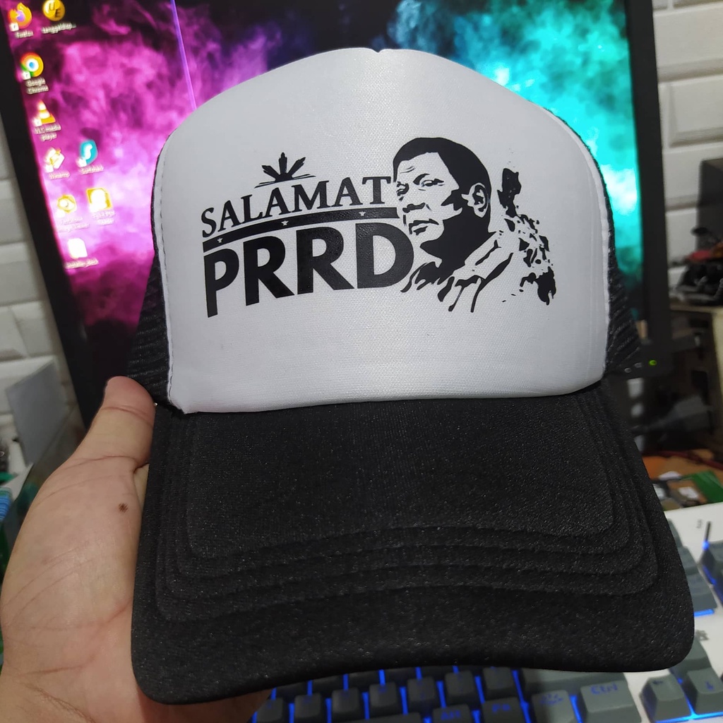Salamat PRRD President Rodrigo Duterte Fashion Trucker Fashion Mesh Cap ...