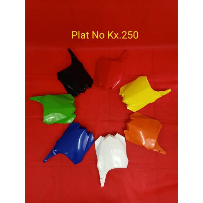 KX 250 NUMBER BOARD/KX250 NUMBER PLATE/KX250 START BOARD/KLX250 NUMBER ...