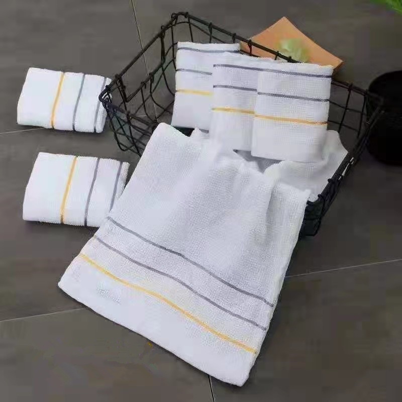 12Pieces Handtowel white plain face towel Kitchentowel Cannon towel ...