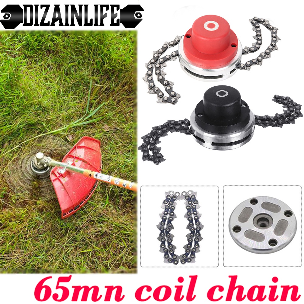 Universal 65Mn Lawn Mower Chain Grass Petrol Trimmer Head Coil Chain ...