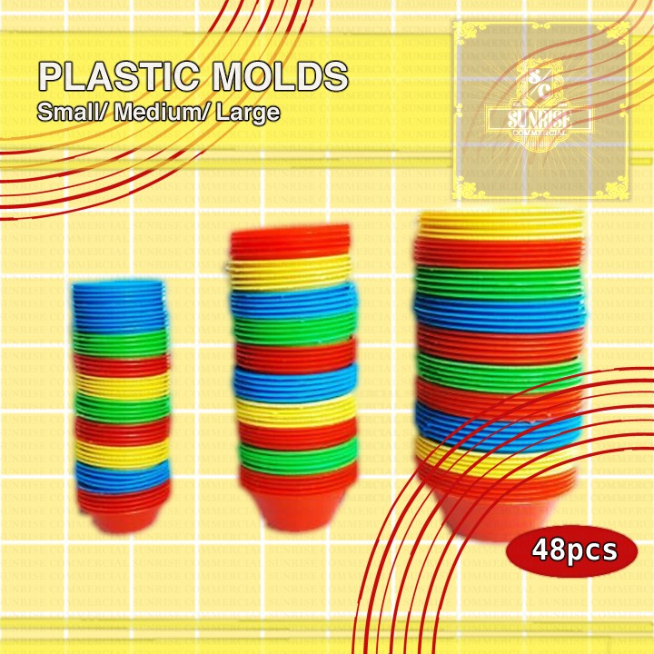 kutsinta mold/Plastic Steaming Molds glossy quality (Set of 48 ...