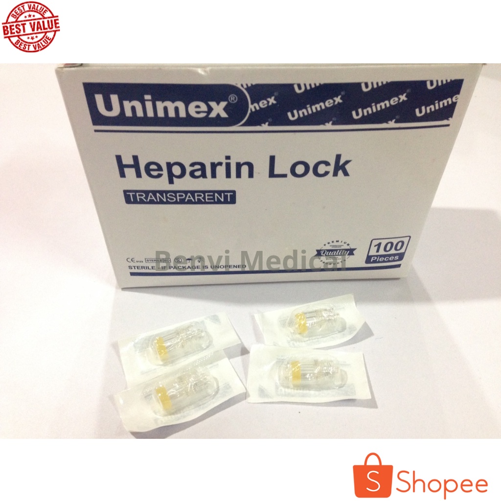 Heparin Lock Transparent (1pc, 5pcs) | Shopee Philippines