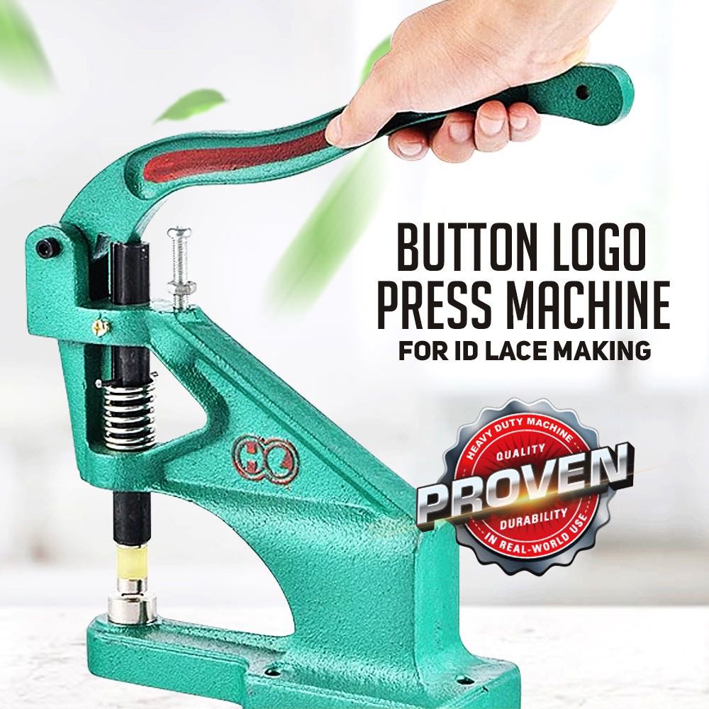 Button Logo Body Press only For ID lace and Eyelet (no mold inclusion ...