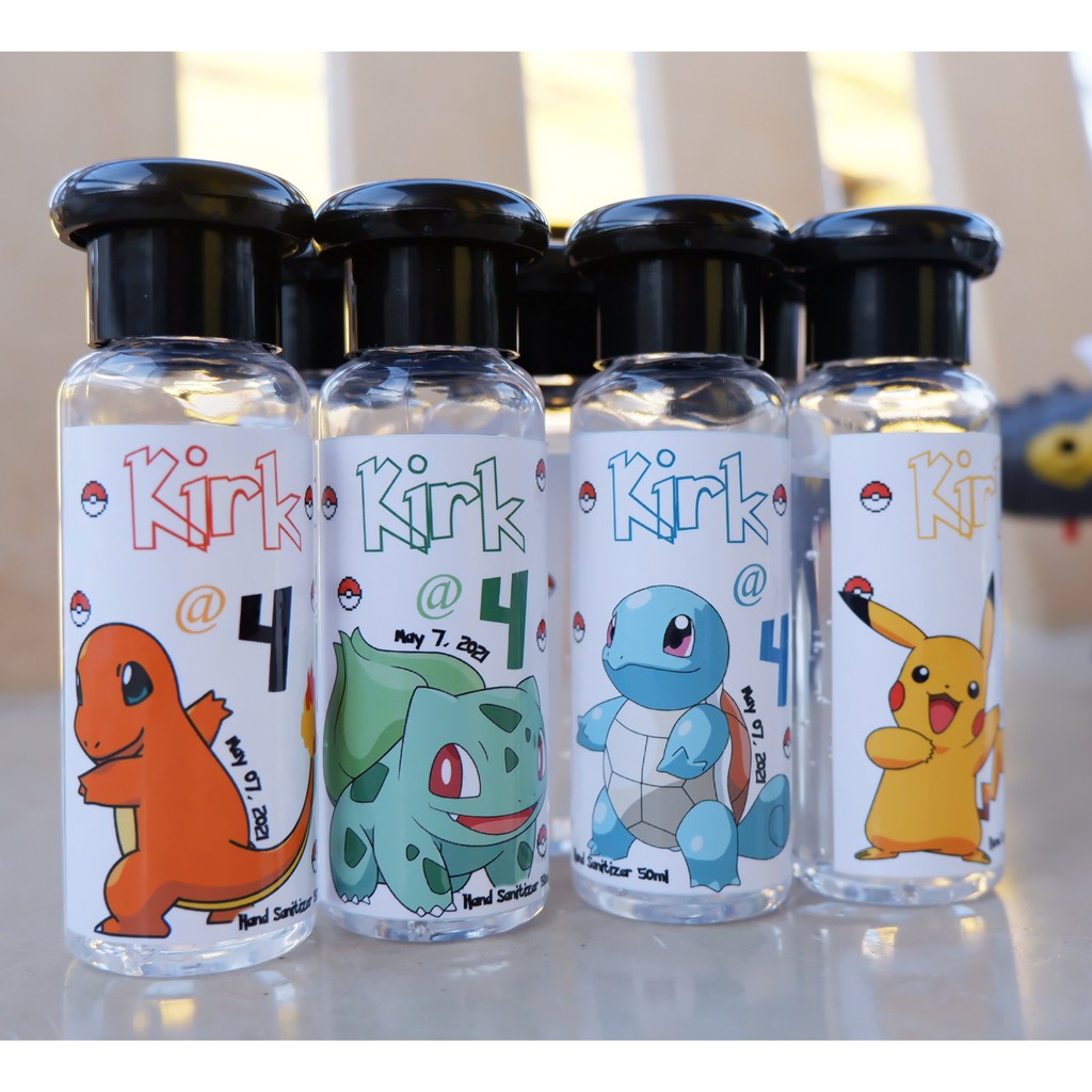 Pokemon Themed Souvenir - Hand Gel Sanitizer | Shopee Philippines