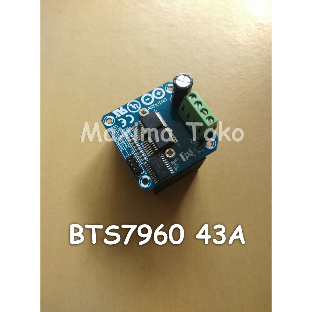 Bts7960 BTS 7960 43A Arduino H-Bridge Motorcycle Driver | Shopee ...