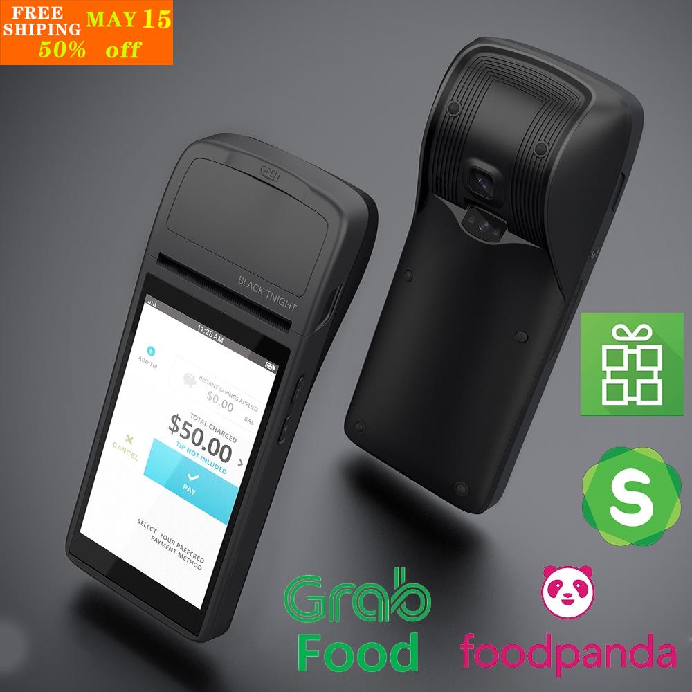 NFC 58mm Receipt Printer Mobile POS Handheld Terminal with Bluetooth ...