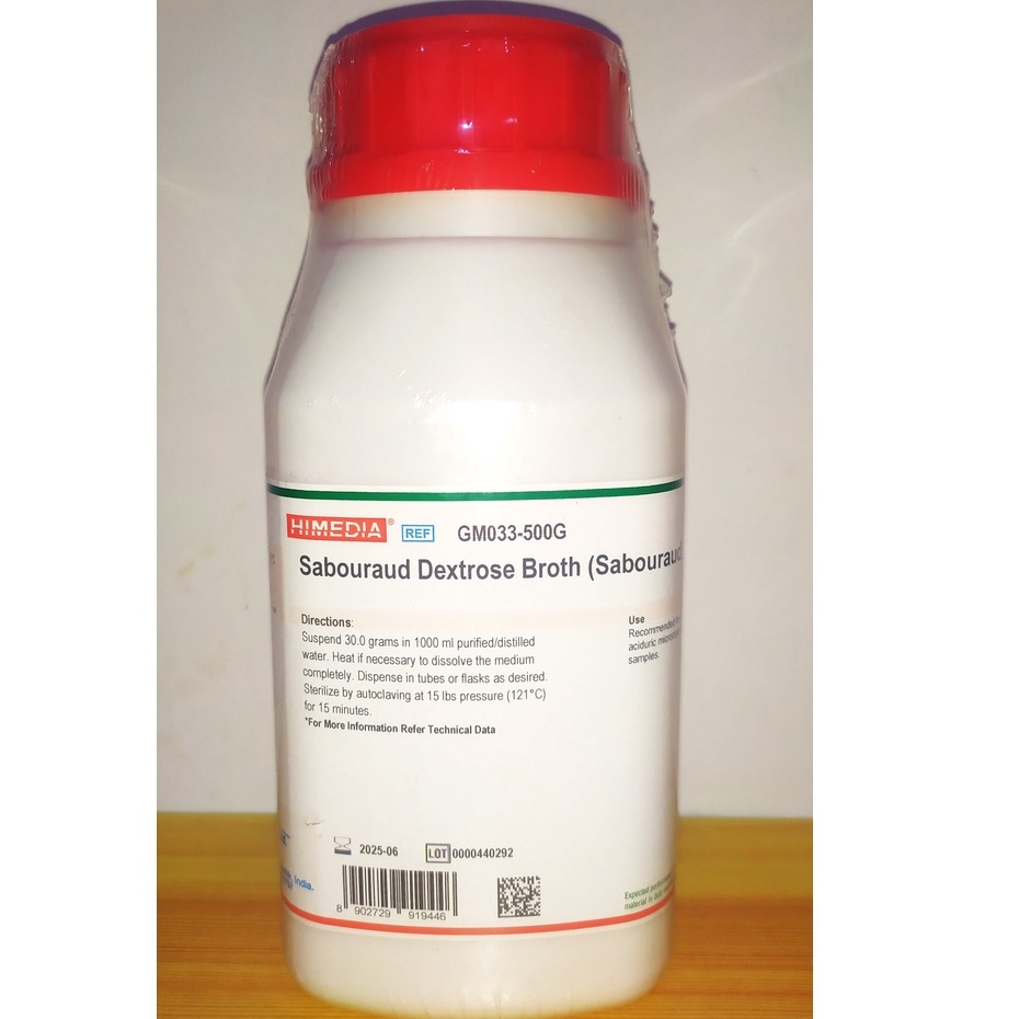 HIMEDIA Sabouraud Dextrose Broth 500g Dehydrated Culture Growing Media ...