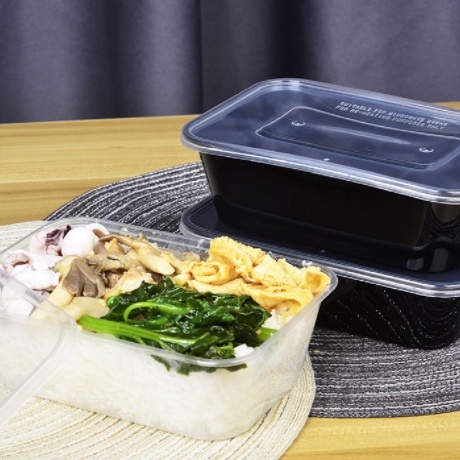 .SKZ 300pcs square 500ml 650ml 750ml microwave plastic container 500ml ...