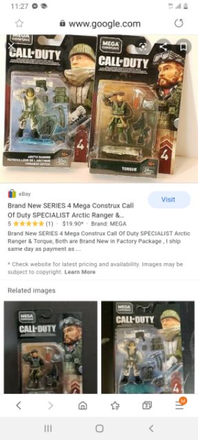 Combo Mega Bloks/Construx 2 characters ARCTIC RANGER and TORQUE ...