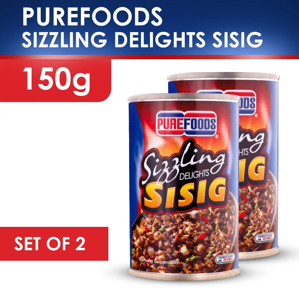 Purefoods Sizzling Delights Sisig (150g) Set of 2 | Shopee Philippines