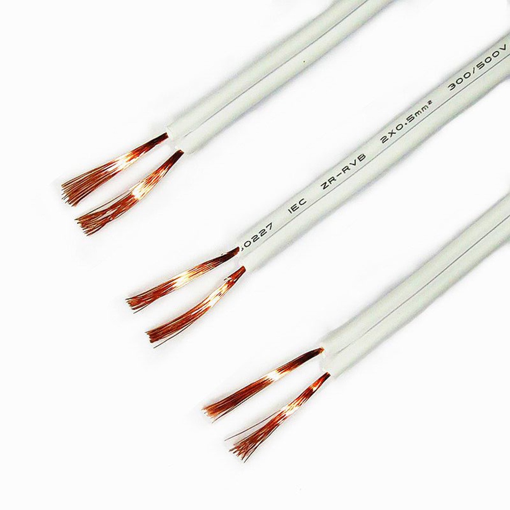 17 AWG Wire Pure Copper 2-core Electric Cable 2P Soft Parallel Line ...