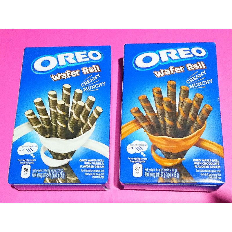 Oreo Wafer Roll Vanilla /Chocolate 54g | Shopee Philippines