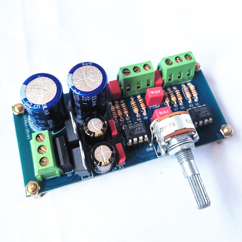 A1 preamplifier preamp diy kit finished board 5532DD AD827 for power ...