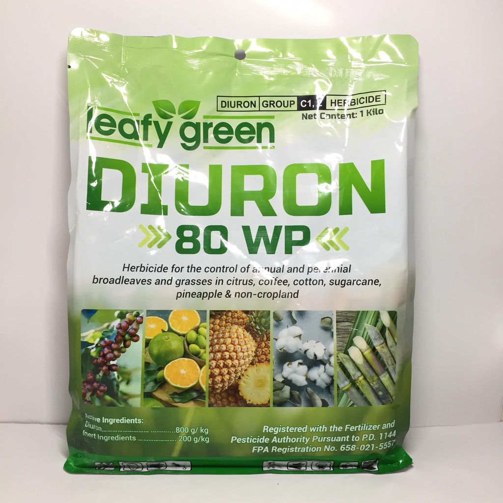 [VET SUPPORT] 1 kg DIURON 80 WP LEAFY GREEN / HERBICIDE FOR CROPS & NON ...