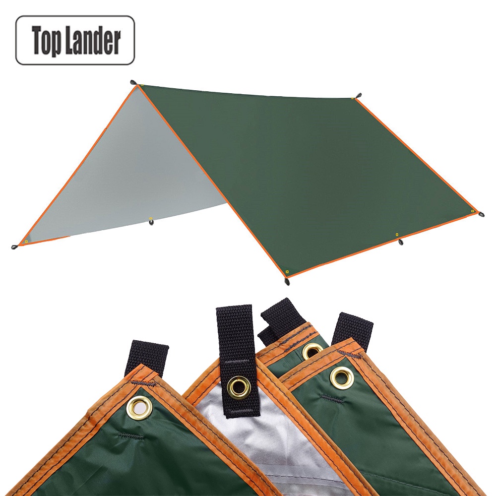 3x5 3x4 3x3 Flysheet Camping Waterproof Fly Sheet Tarp Tent Shade ...