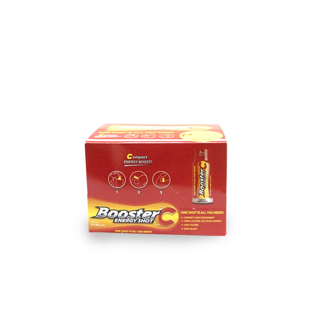 BFI E-Drugstore Booster C Energy Shot Original 12 60mL Bottles | Shopee ...
