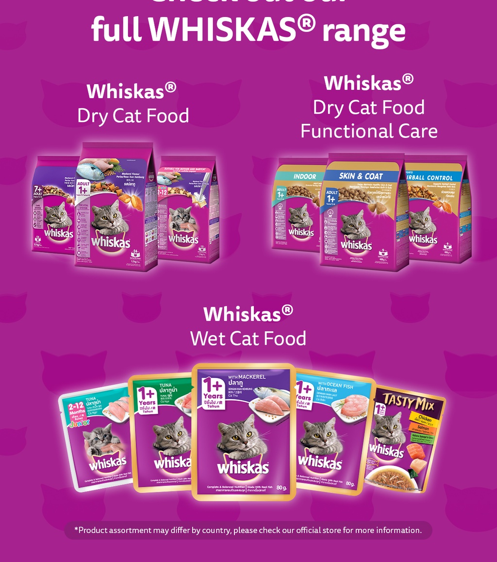 WHISKAS Tasty Mix Wet Cat Food 70 gr - 14 Pouch | Shopee Philippines