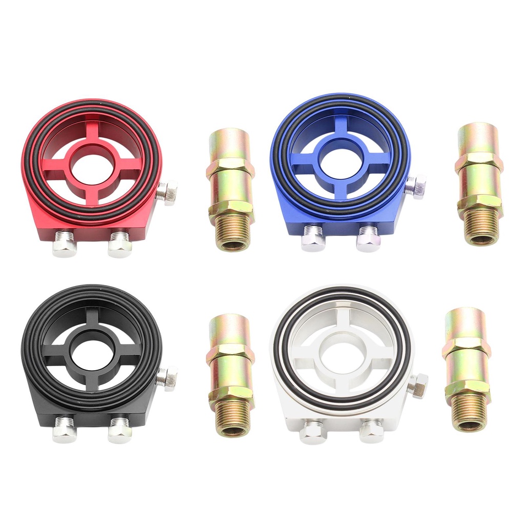 Auto Oil Filter Cooler Gauge Sandwich Plate Adapter Replacement ...