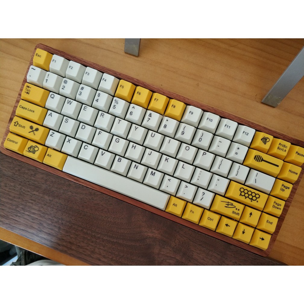 Golden Bee Bee keycap Set for Keychron K2 and layout 68, 84, PBT ...