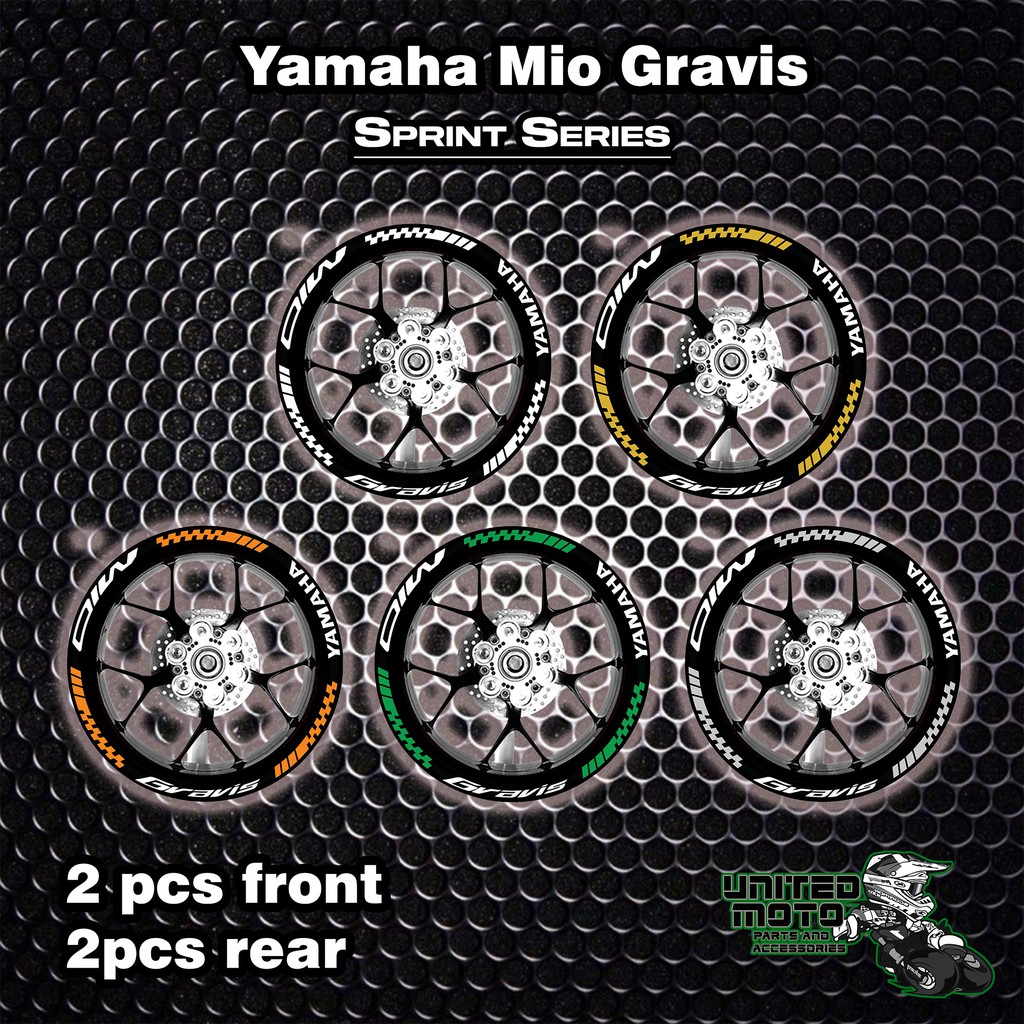 Yamaha Mio Gravis Mags Decals - Sprint Series | Shopee Philippines