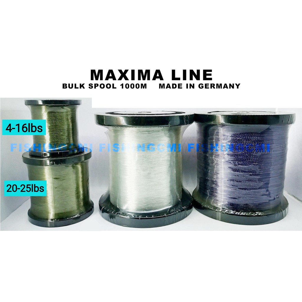 MAXIMA LINE BULK SPOOL nylon germany quality fishing | Shopee Philippines